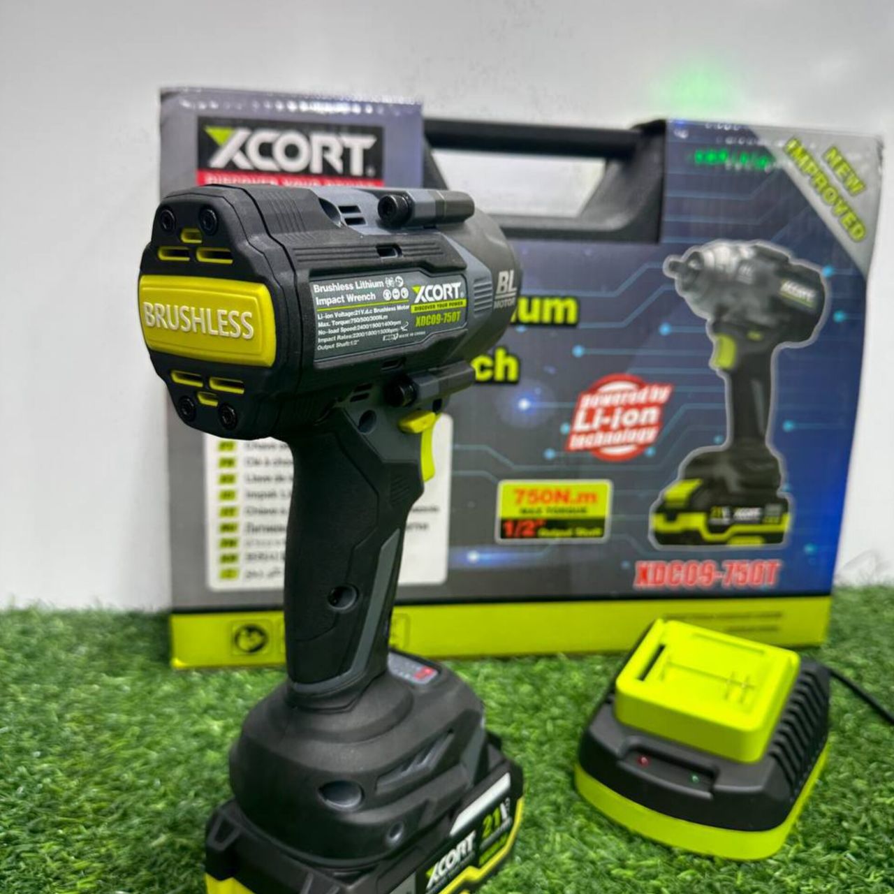 بکس شارژی براشلس 750 نیوتن ایکس کورت مدل xdc09-750t | نمایندگی ایکس کورت